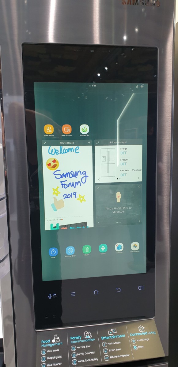The new Samsung Family Hub fridge brings in AI and IoT to make it cool ...