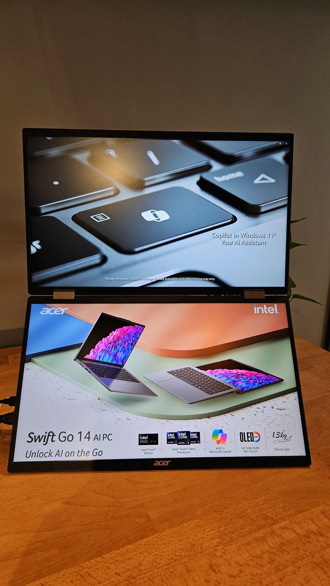 New Acer Swift Go 14, Veriton desktops and PD163Q dual-screen foldable ...